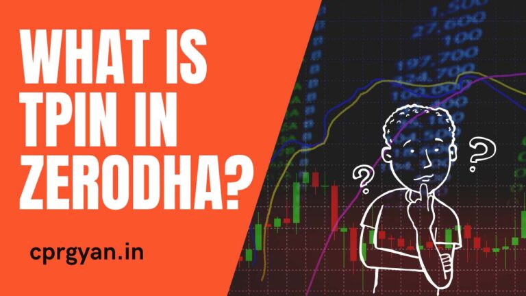 What is TPIN in Zerodha? Generate, Change or Avoid TPIN - CprGyan