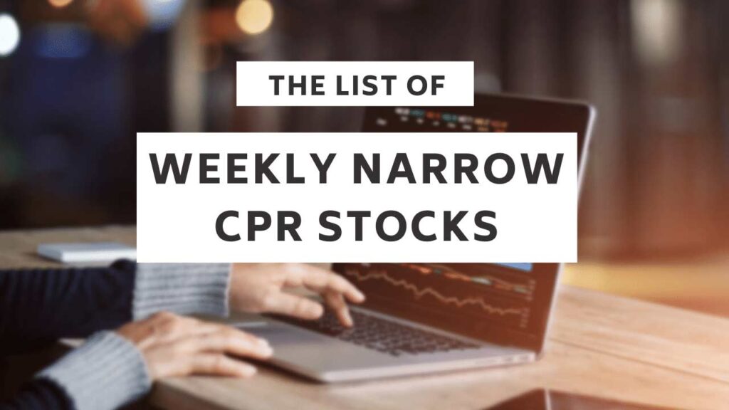 Daily Narrow CPR Stocks [Narrow CPR Stocks For Tomorrow] - CprGyan